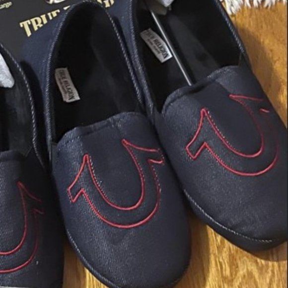 True Religion | Shoes | True Religion Slippers Dark Denim Mens | Poshmark